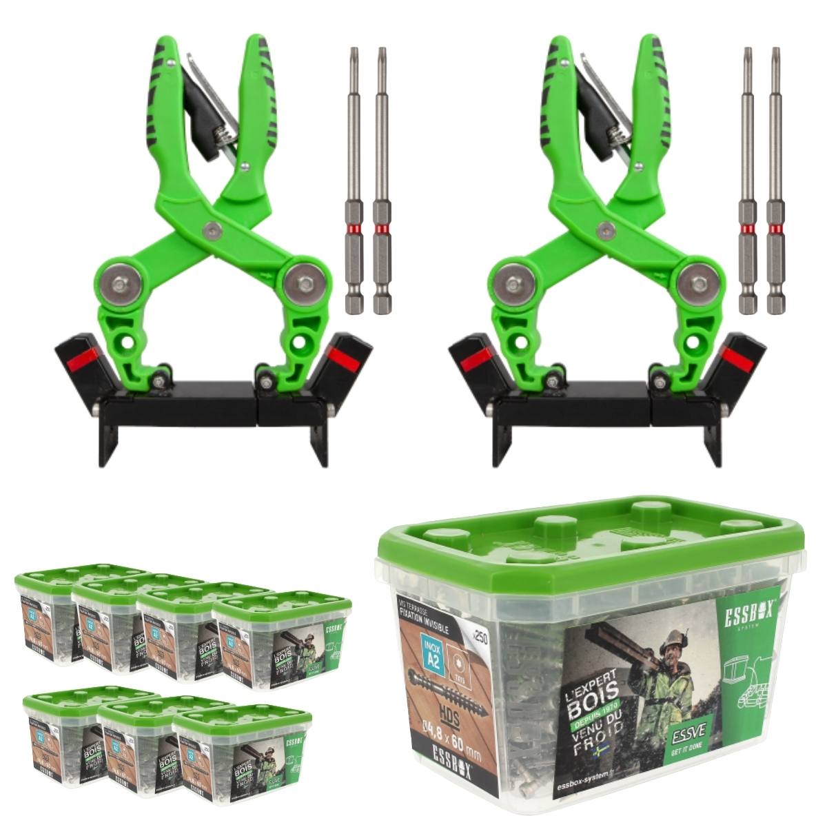 Tirefonds acier et inox : la visserie bois de Bricovis | Bricovis